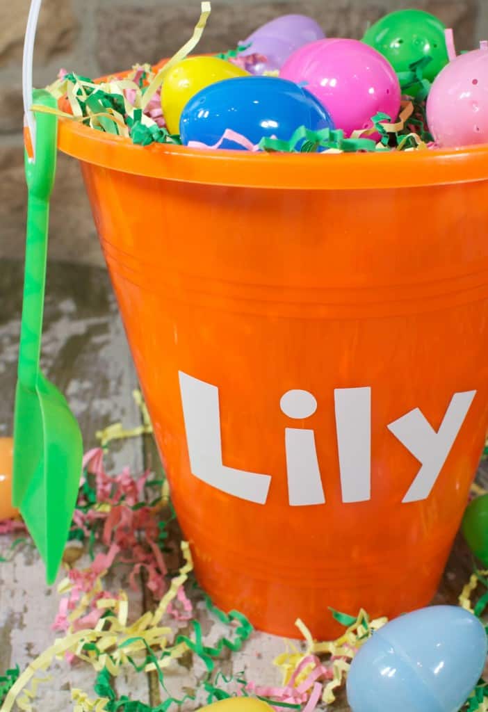 DIY Personalized Easter Pail - A Sparkle of Genius