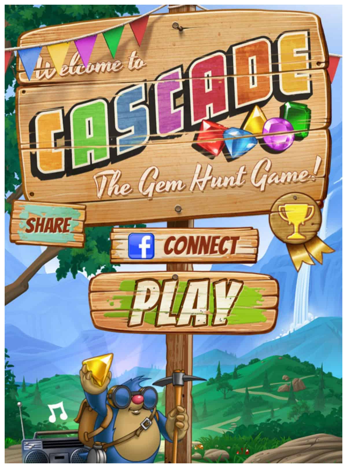 Cascade! The Gem Hunt Game!