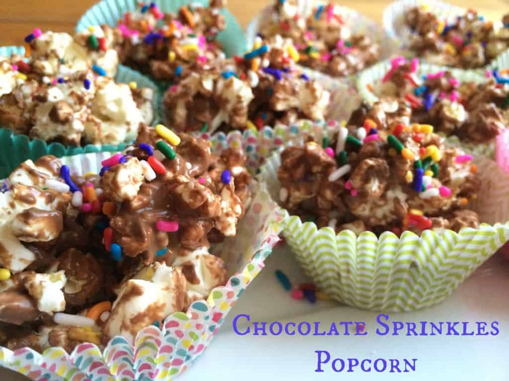 Chocolate Sprinkles Popcorn