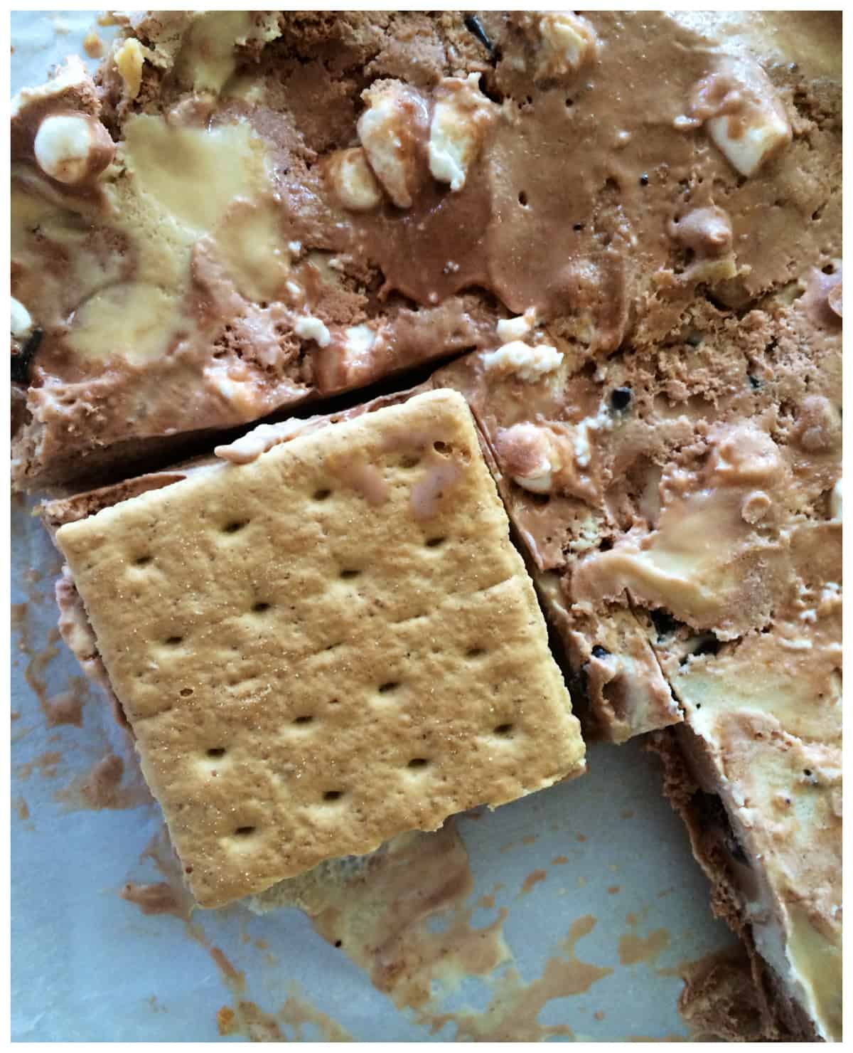 S'more Ice Cream Sandwich - A Sparkle of Genius