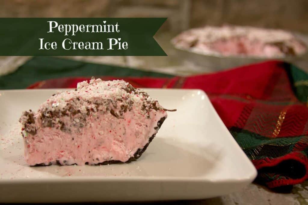 Peppermint Ice Cream Pie - A Sparkle of Genius