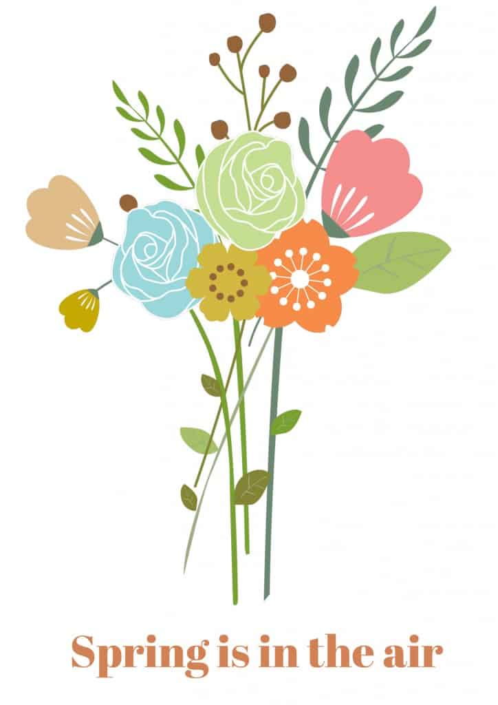 Happy Spring Free Printable - A Sparkle of Genius