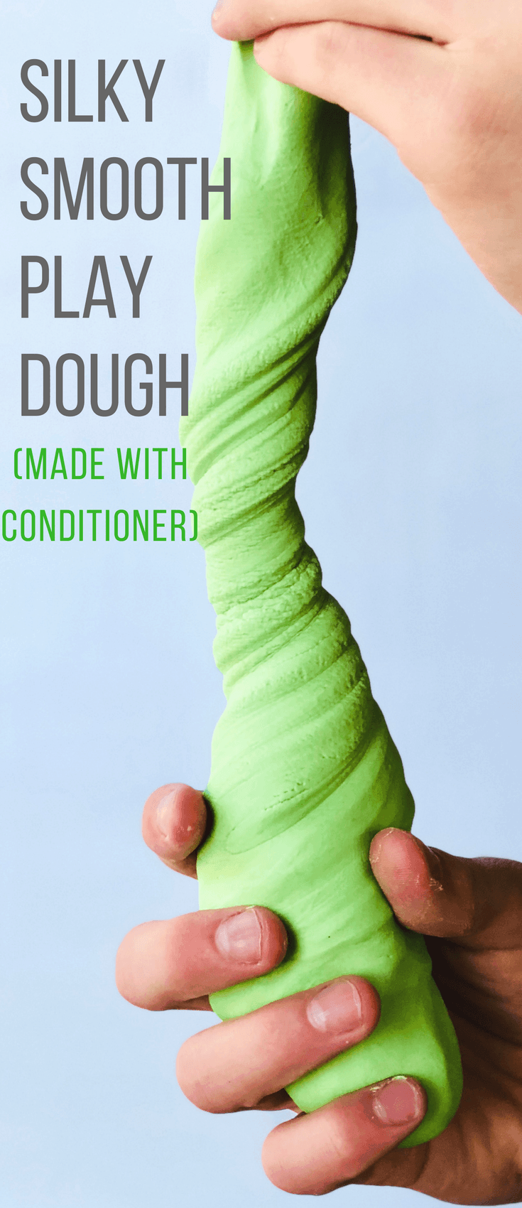 Silky Smooth Homemade Play Dough- Soft Playdoh made with Conditioner