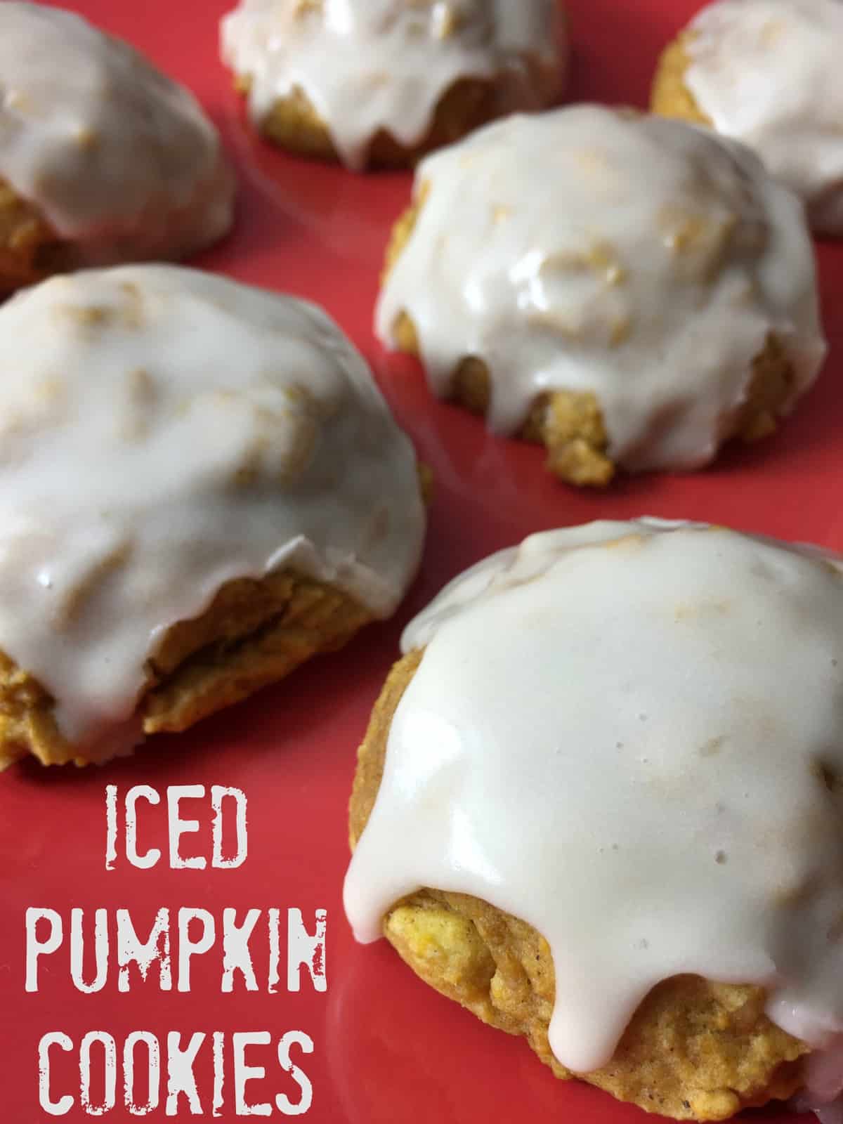Iced Pumpkin Cookies