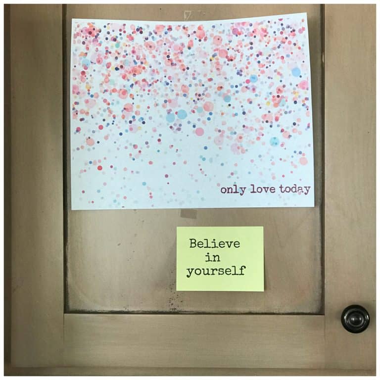 Post it Note Affirmations Printable- The Daily Reminder that you are Enough