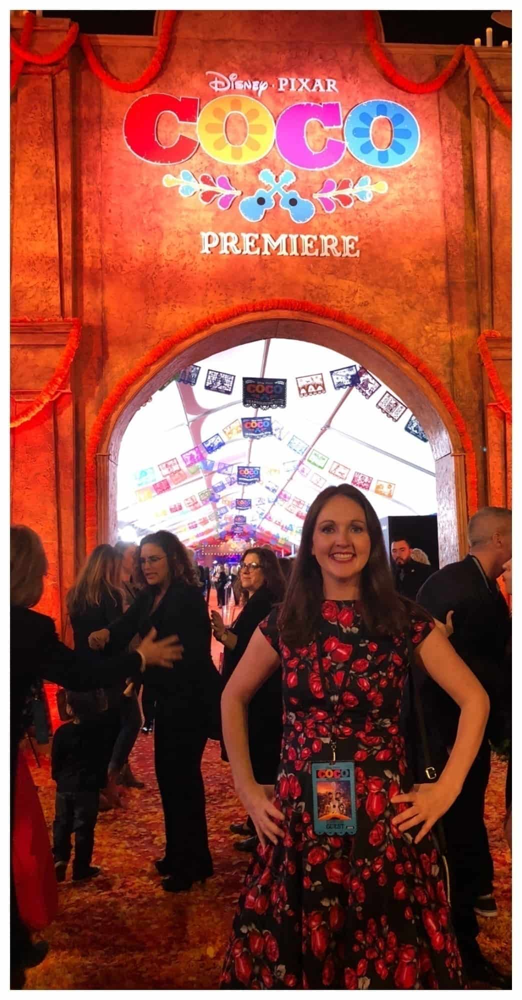 Pixar Coco Marigold Carpet Event