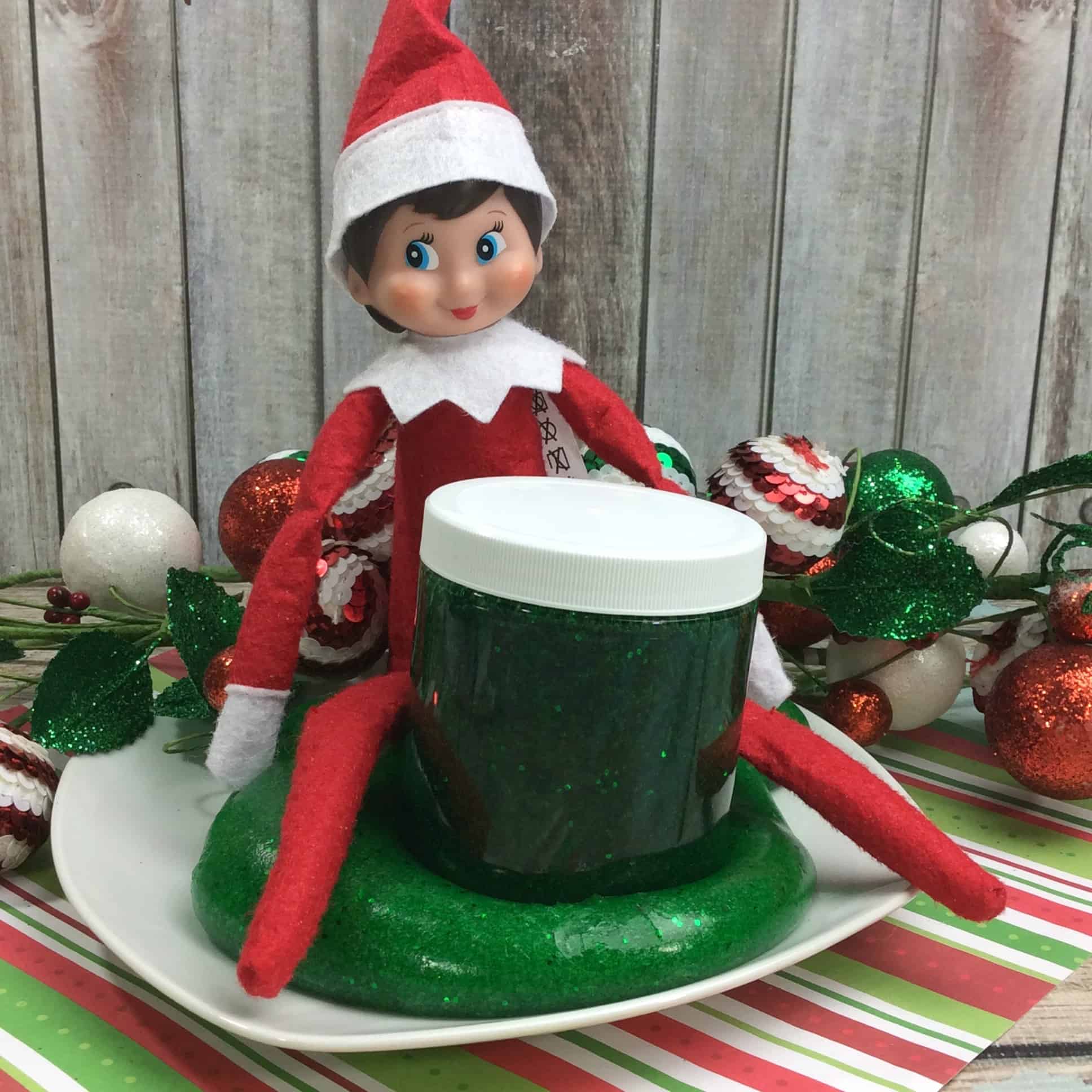 Simple elf on the shelf ideas for toddlers: Elf Slime