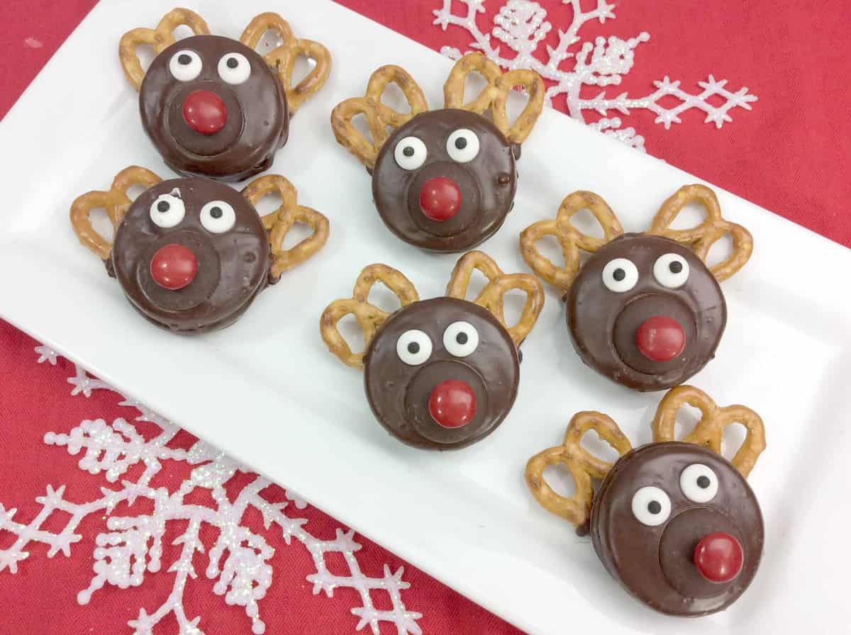 Chocolate Covered Oreo Rudolph the Red Nosed Reindeer
