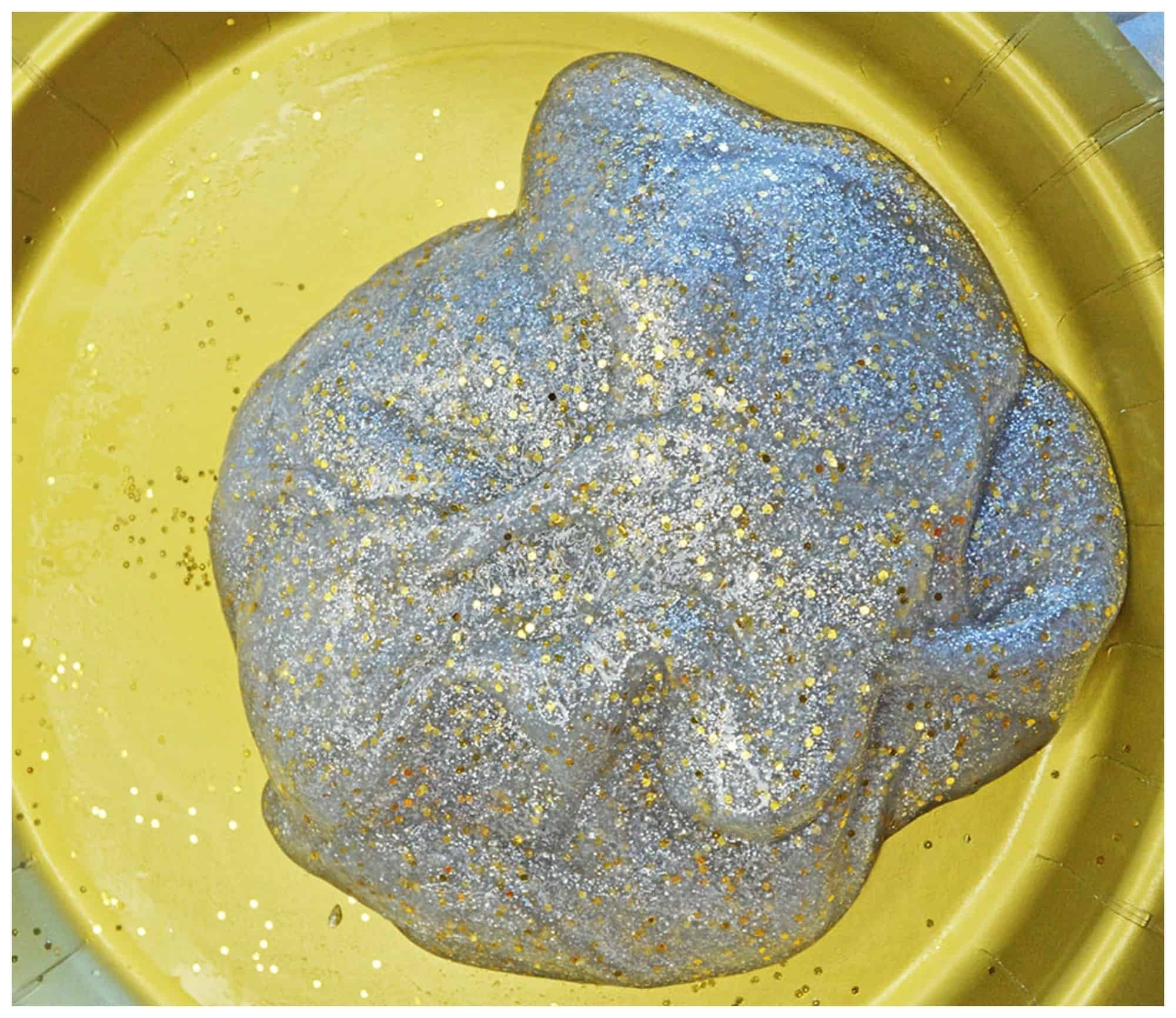 New Years Eve Glitter Slime - Ring in the New Year with Slime.