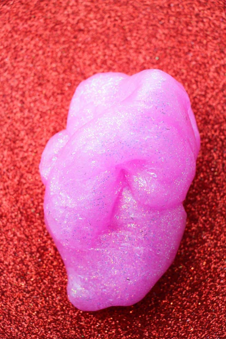 How to Make Pink Glitter Slime- Pink Glitter Slime Recipe
