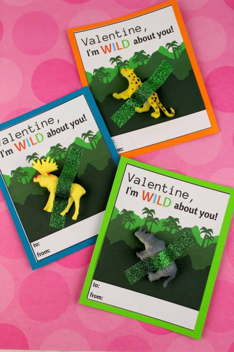 I'm Wild about you Valentine Printable - Free Valentine Printables