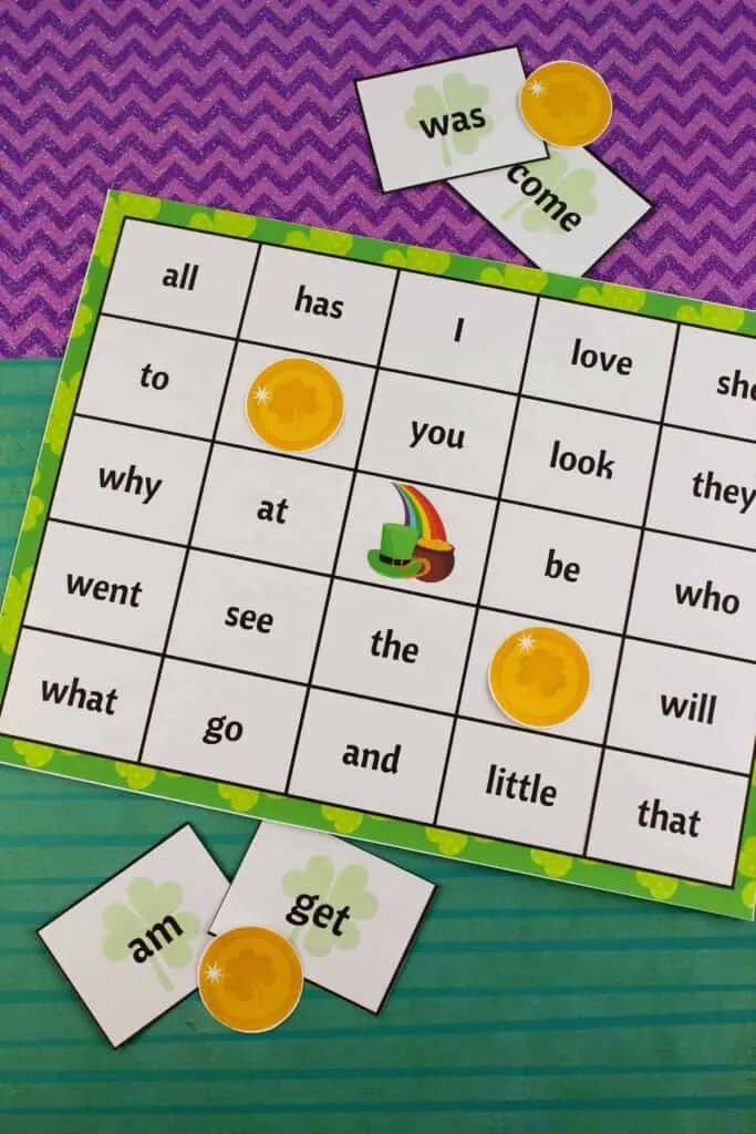 Valentine's Day Sight Word Bingo- Free Bingo Board Printable for Teachers