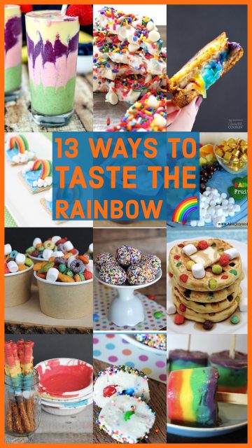 13 Ways to Taste the Rainbow- Fun Rainbow Food Ideas
