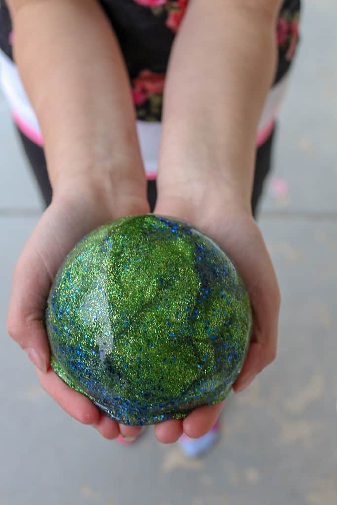 Earth Day Slime - Earth Day Slime Sensory Play Idea for Kids