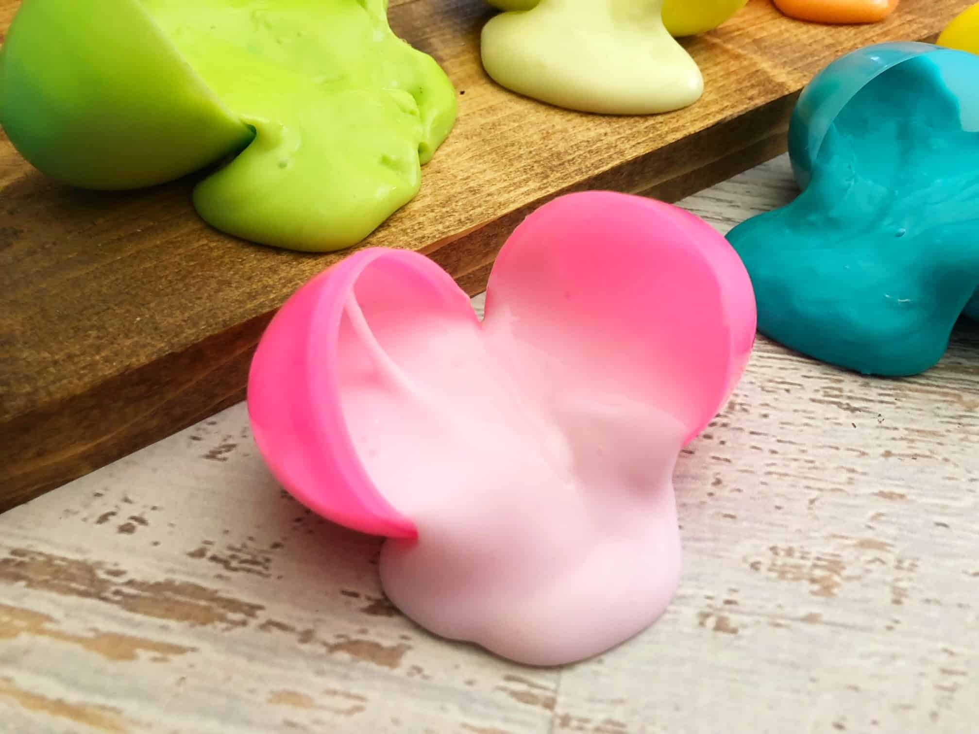 Easter Egg Slime- Rainbow Colored Slime