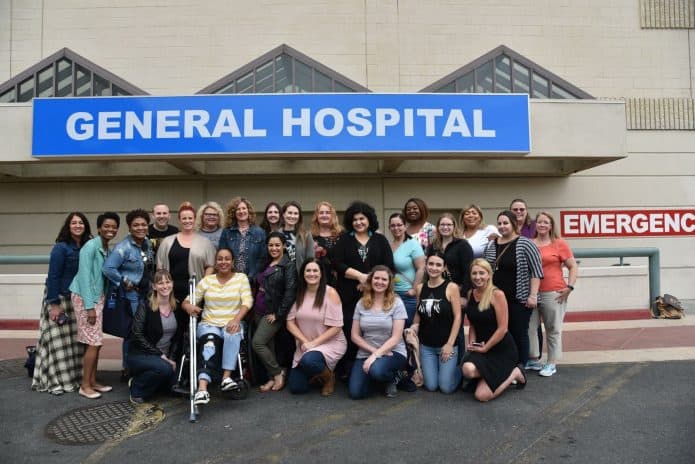 On the General Hospital Set - Celebrating 55 Years!