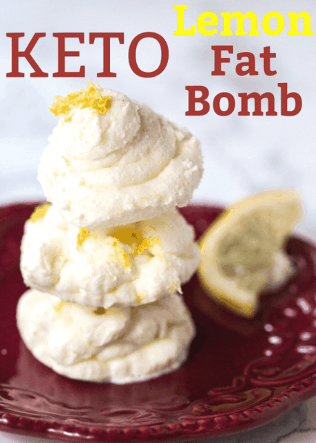 Lemon Fat Bombs - Ketognic Diet Fat Bomb Recipe