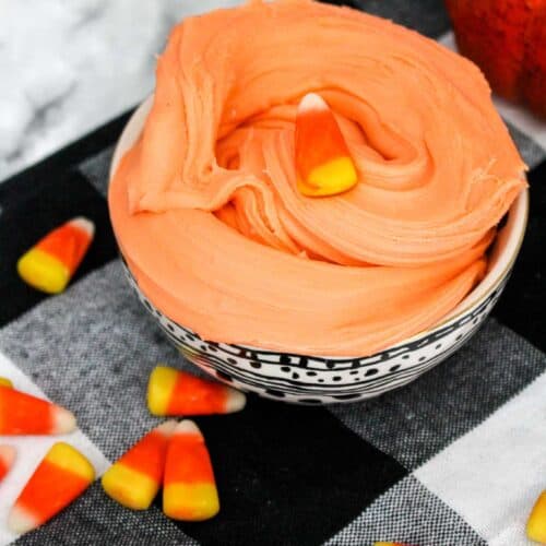 Candy Corn Slime Recipe - Edible Halloween Slime