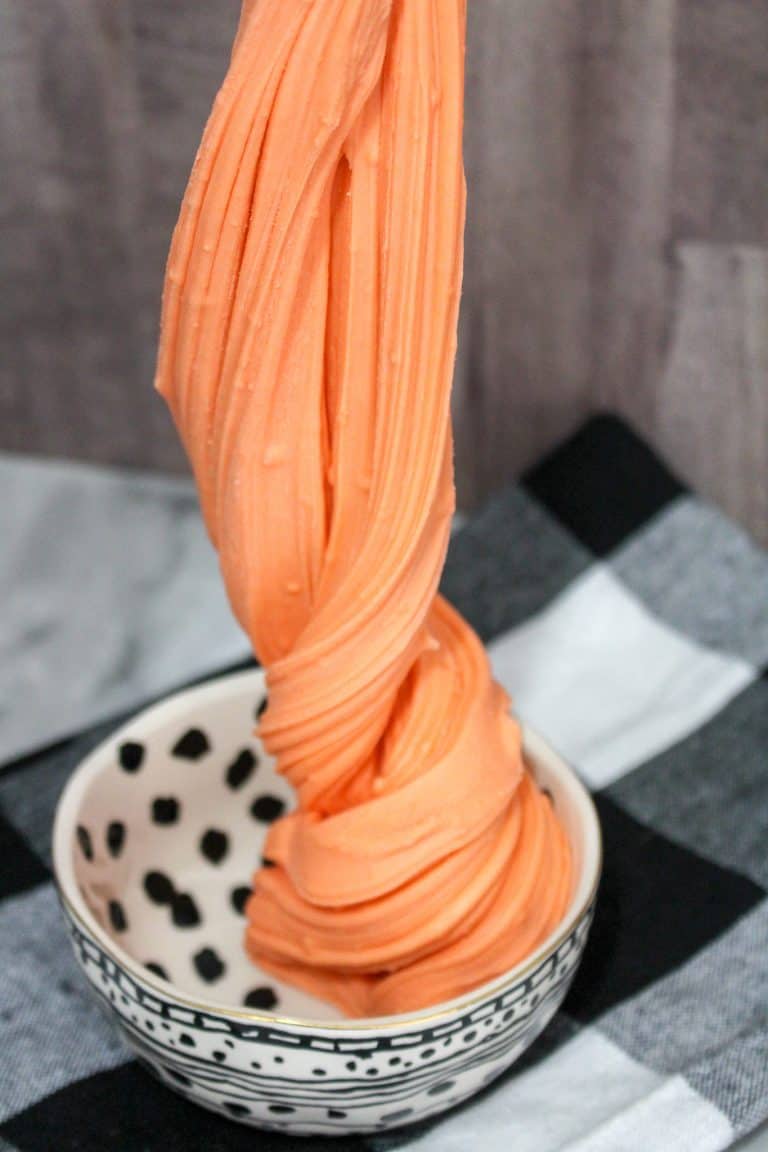Candy Corn Slime Recipe - Edible Halloween Slime