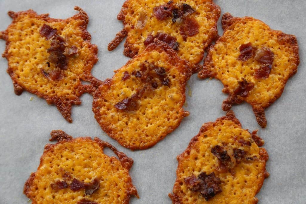 Keto Cheese Crisps Recipe - Super Easy Jalapeno Bacon Cheese Crisp