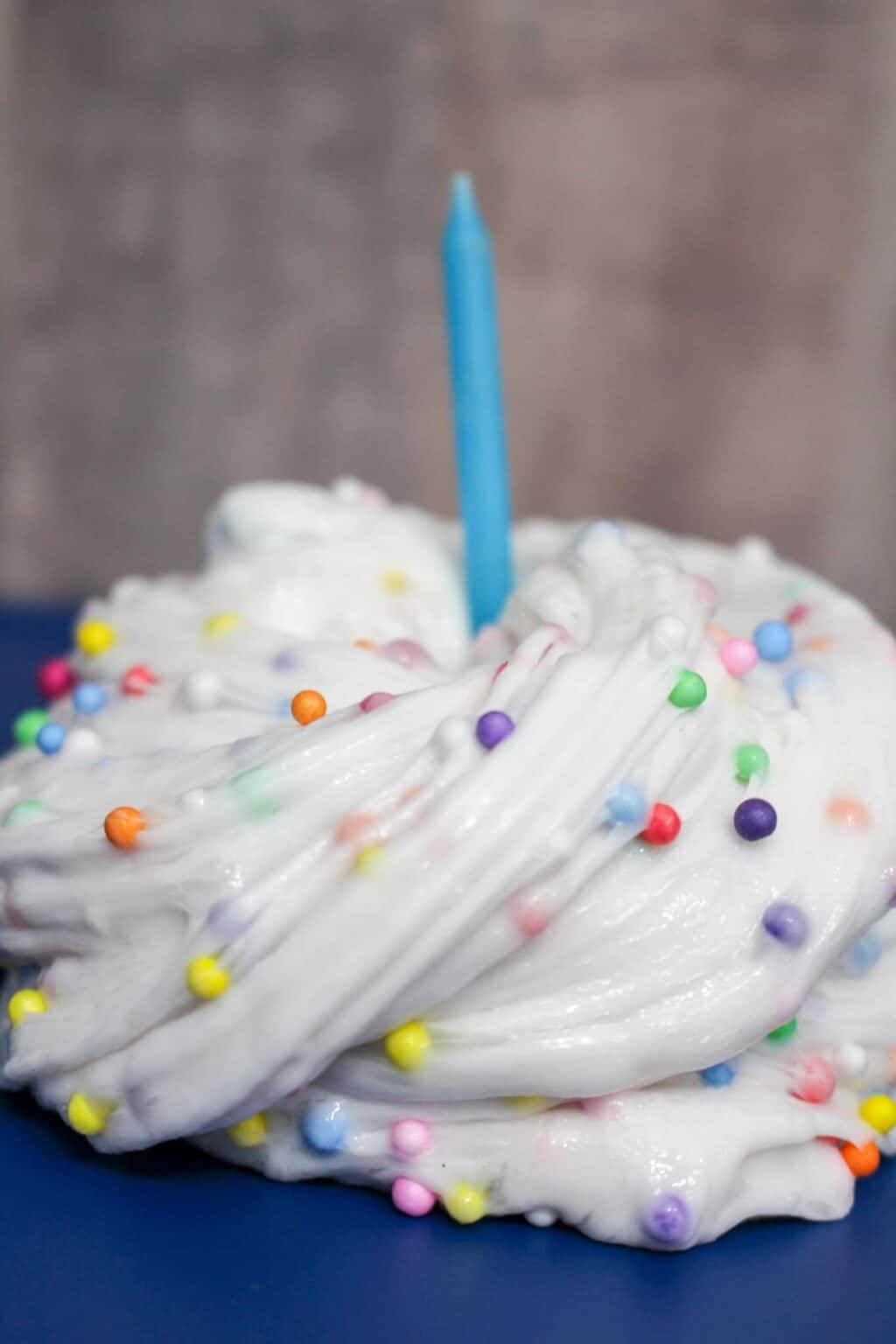 How to make Birthday Foam Bead Slime - A Sparkle of Genius