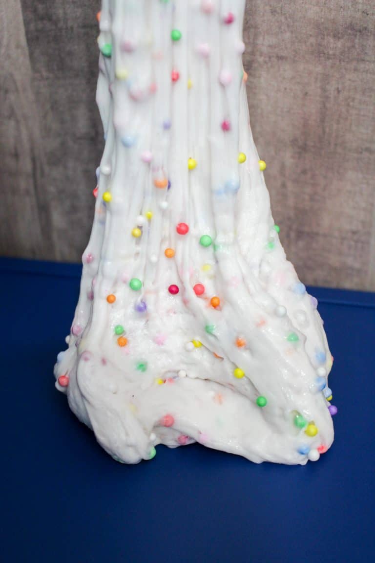 How to make Birthday Foam Bead Slime - A Sparkle of Genius