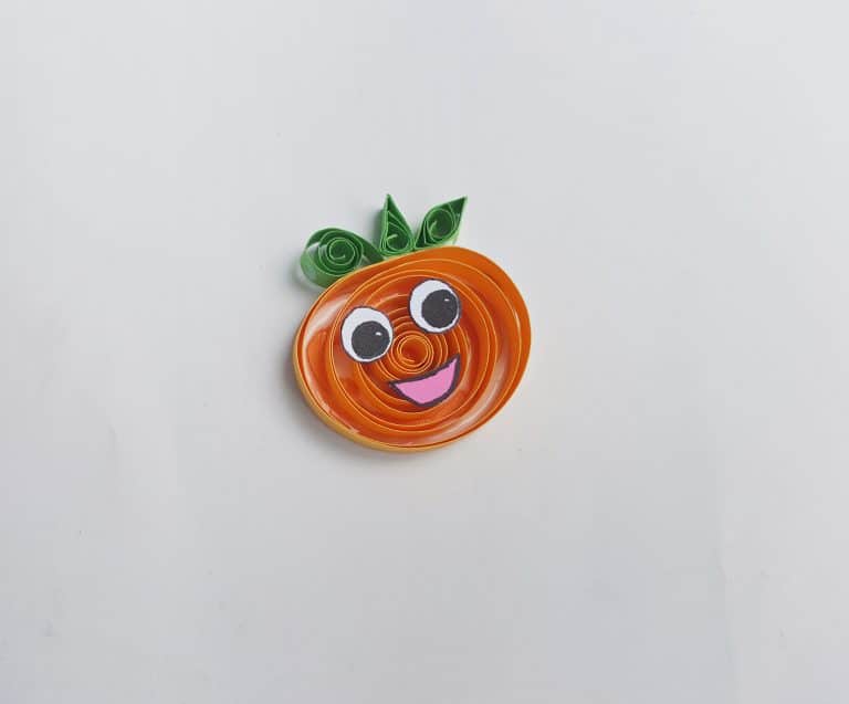 Paper Quilling - How to make a Quilled Pumpkin - A Sparkle of Genius