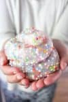 Crunchy Slime Recipe with Foam Beads | A Sparkle of Genius