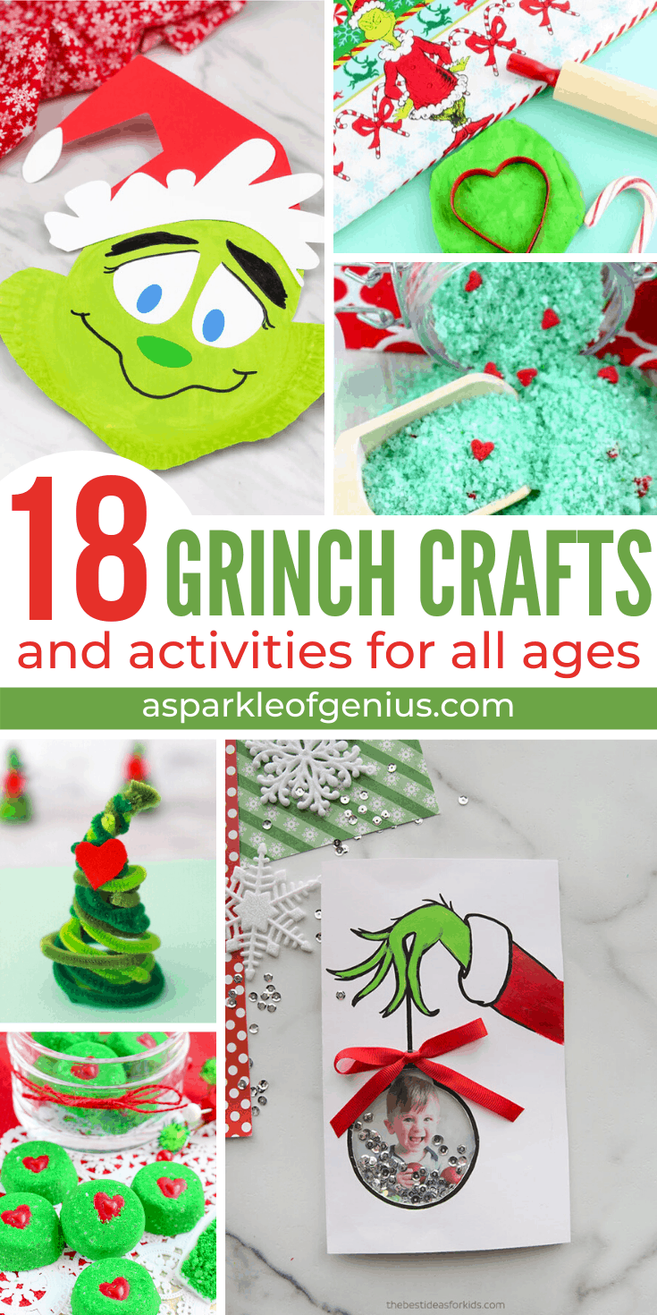 18 Grinch Crafts & Activities for All Ages - A Sparkle of Genius