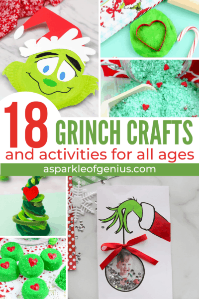 18 Grinch Crafts & Activities for All Ages - A Sparkle of Genius