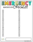 How to Prepare for Quarantine: Free Emergency quarantine Checklist ...