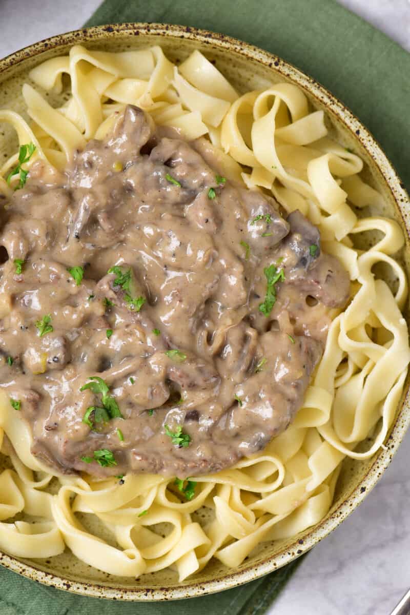 Beef stroganoff recipe with beef tips best recipe - A Sparkle of Genius