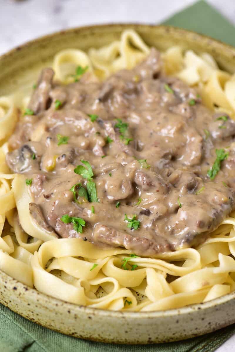 Beef stroganoff recipe with beef tips best recipe - A Sparkle of Genius