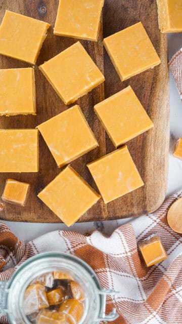 2 Ingredient Caramel Fudge - A Sparkle of Genius