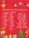 Christmas elf name generator printable fun ideas - A Sparkle of Genius