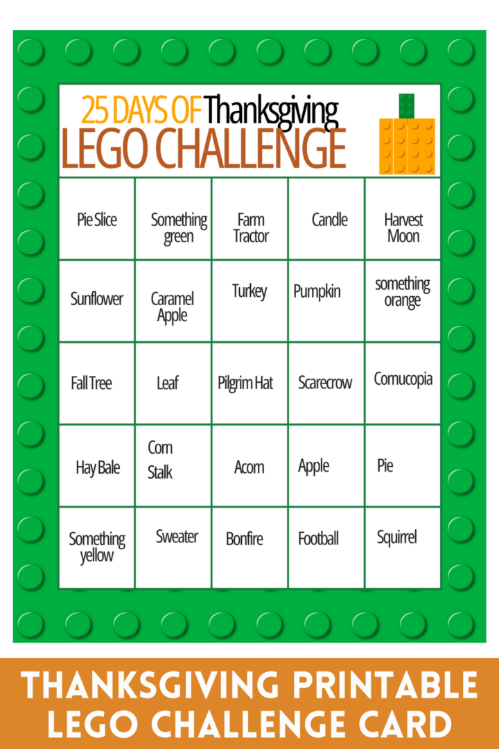Printable lego challenge cards (Free printables) - A Sparkle of Genius