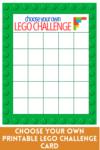 Printable lego challenge cards (Free printables) - A Sparkle of Genius