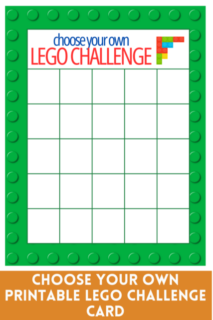 Printable lego challenge cards (Free printables) - A Sparkle of Genius