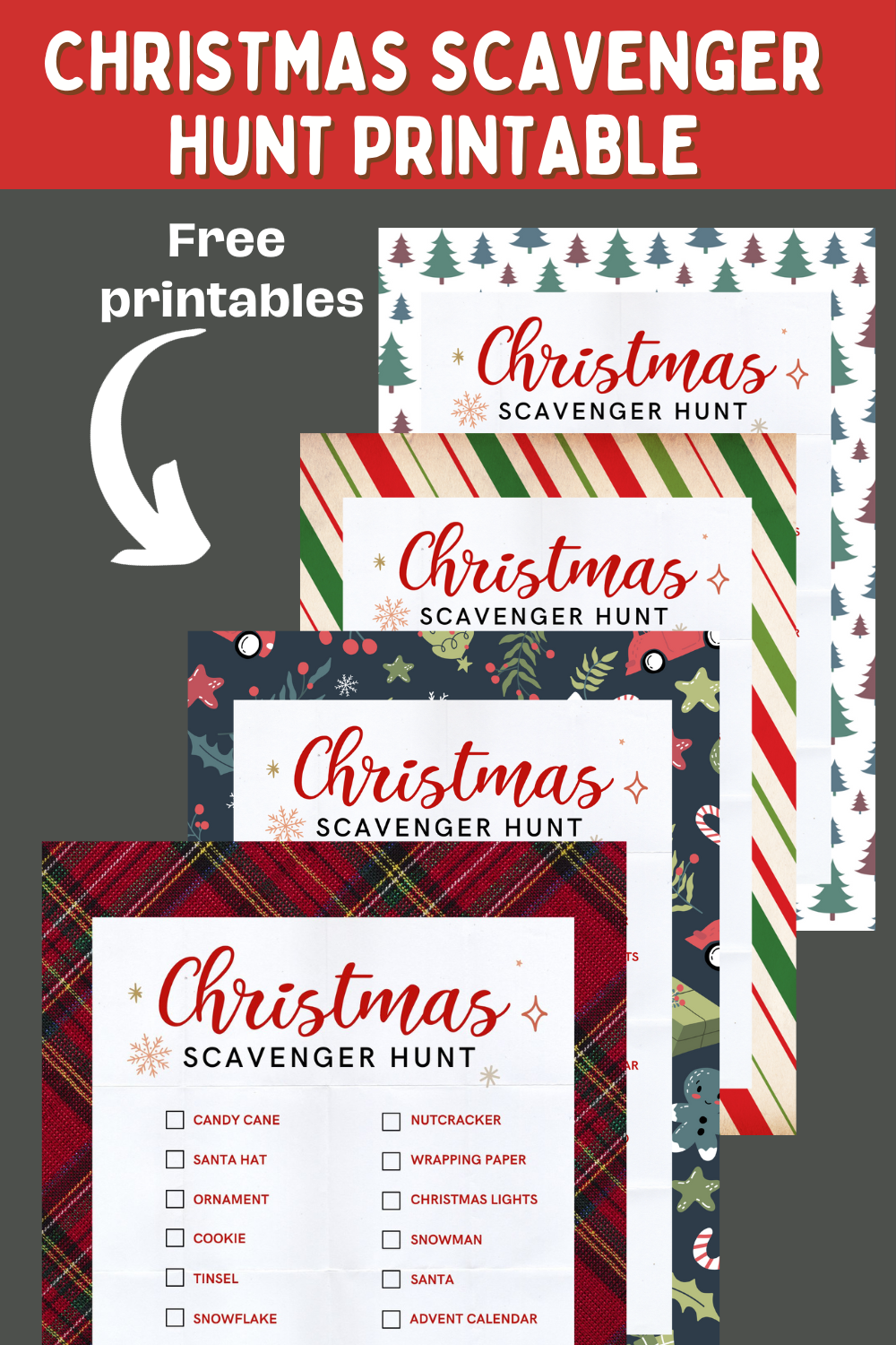 Christmas Scavenger Hunt Printable: Best for Kids - A Sparkle of Genius
