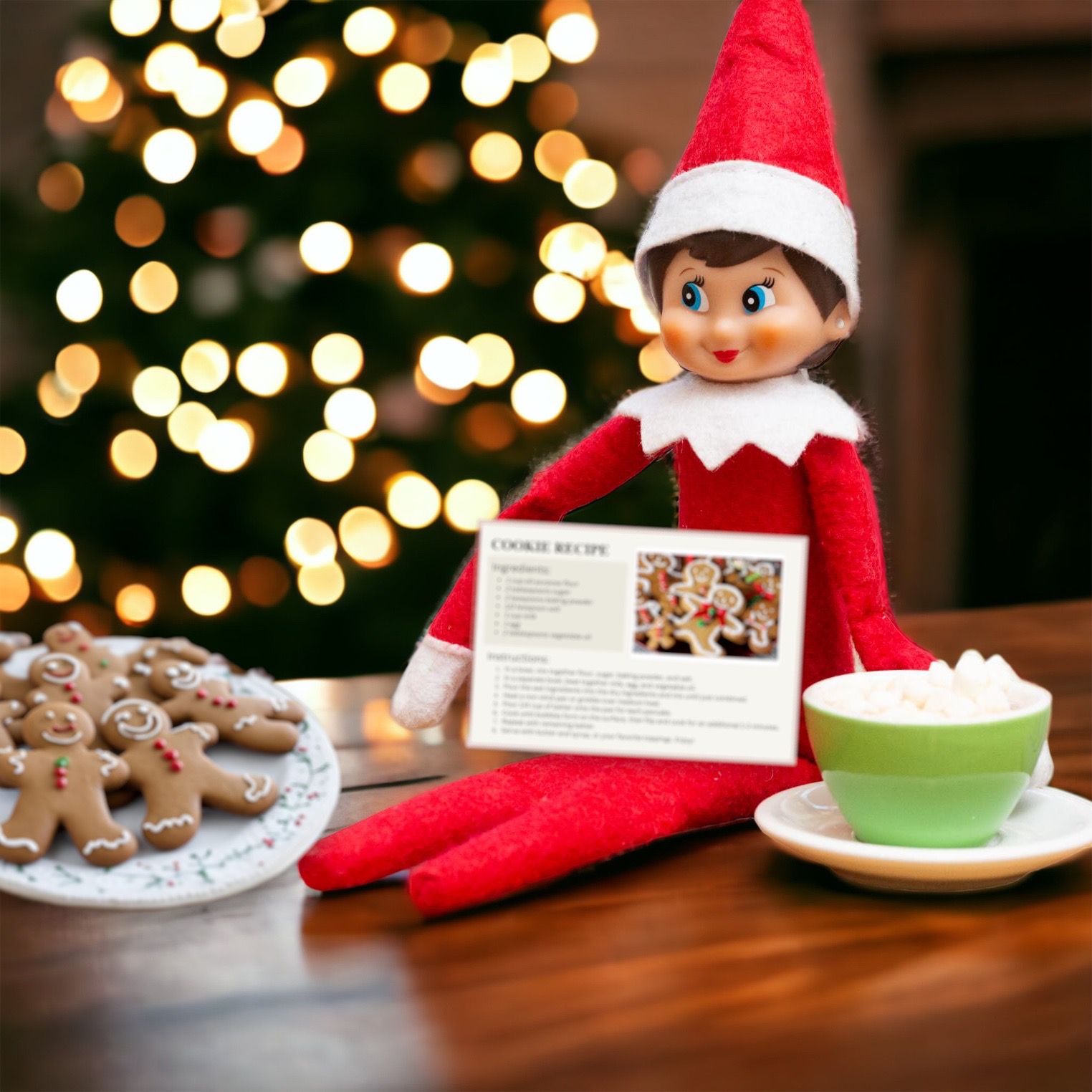 Elf on the Shelf Baking Printable (Poem and Recipe) - A Sparkle of Genius