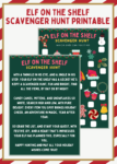 Elf on the Shelf Scavenger Hunt Printable and Poem - A Sparkle of Genius