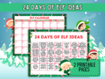 24 Days of Elf Ideas Calendar - A Sparkle of Genius