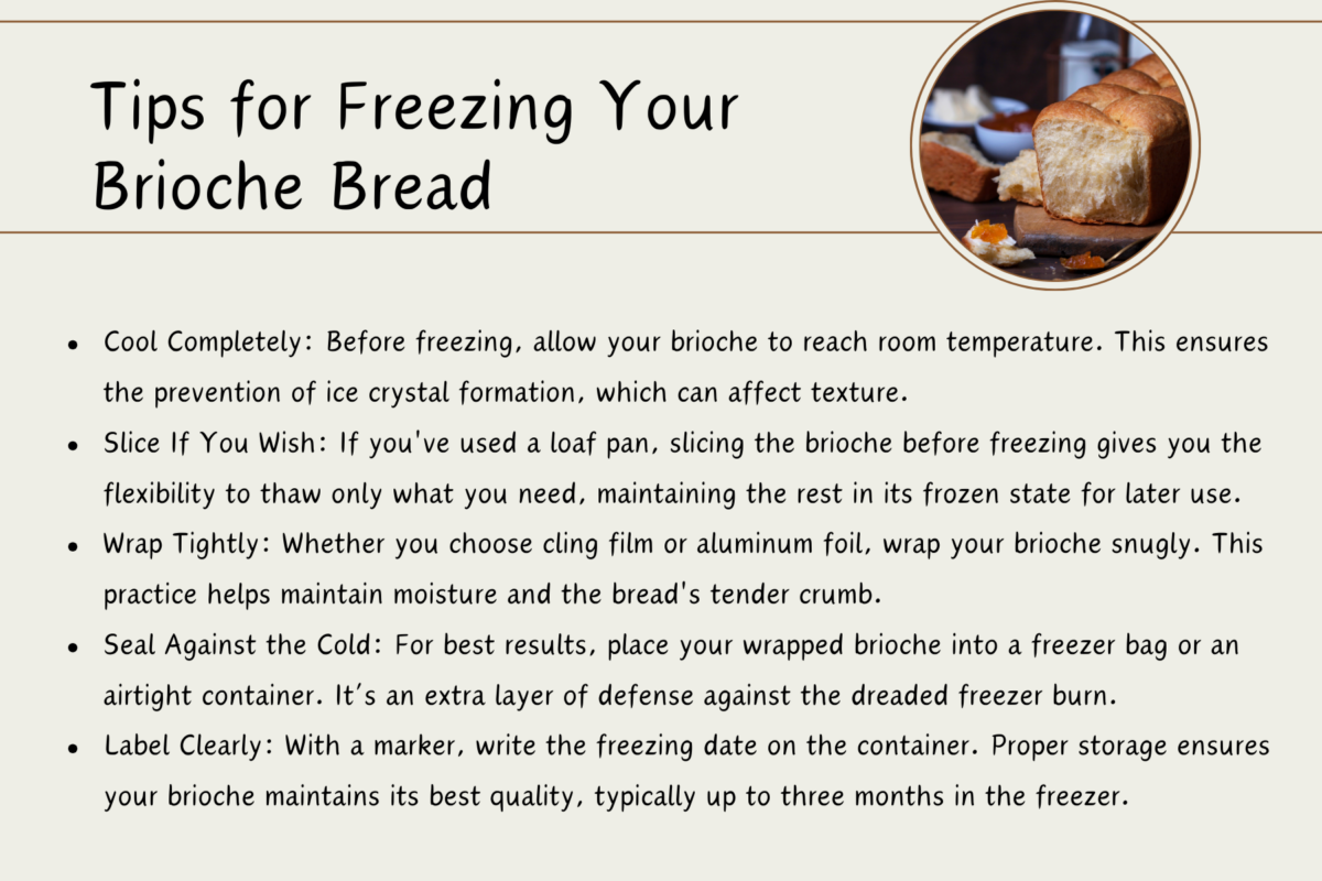 Can you freeze brioche bread: Best tips for freezing - A Sparkle of Genius