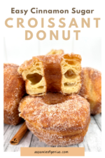 Croissant Donut: Homemade Recipe from Crescent sheets - A Sparkle of Genius