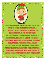 Good Behavior Elf Bucks - A Sparkle of Genius