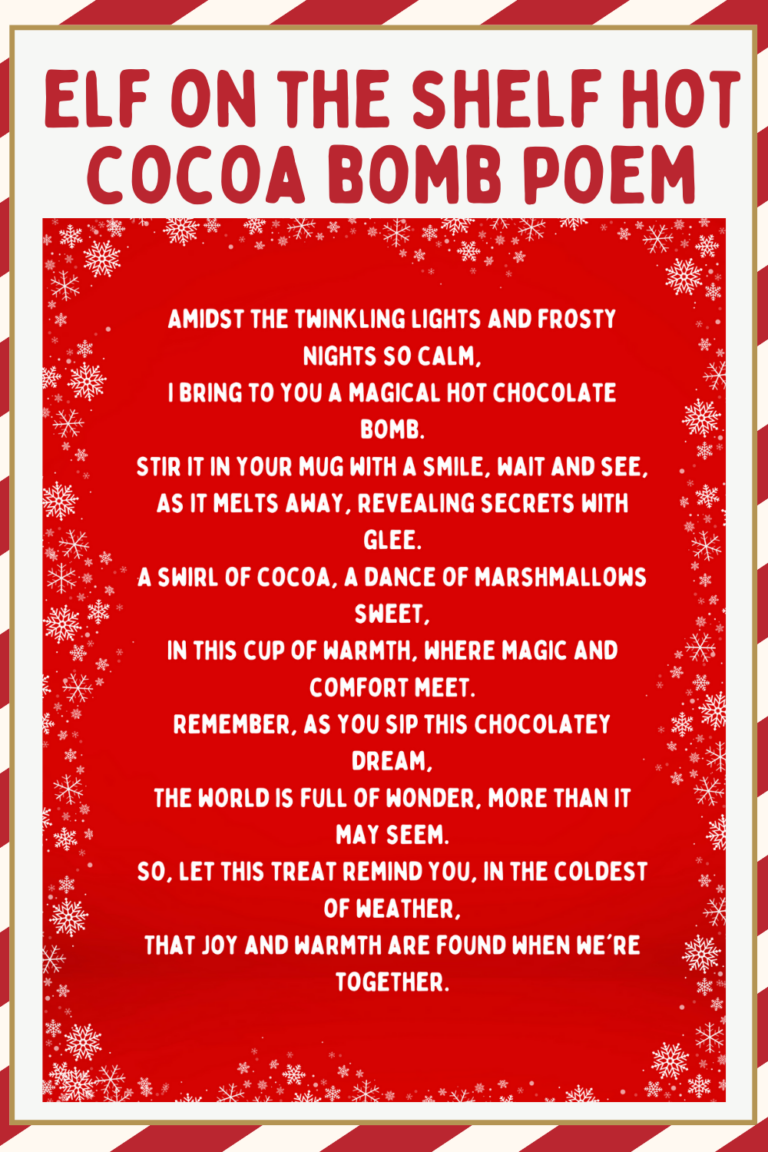 8 Elf on the shelf Poems - A Sparkle of Genius