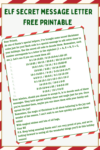 Elf secret message Printable - A Sparkle of Genius