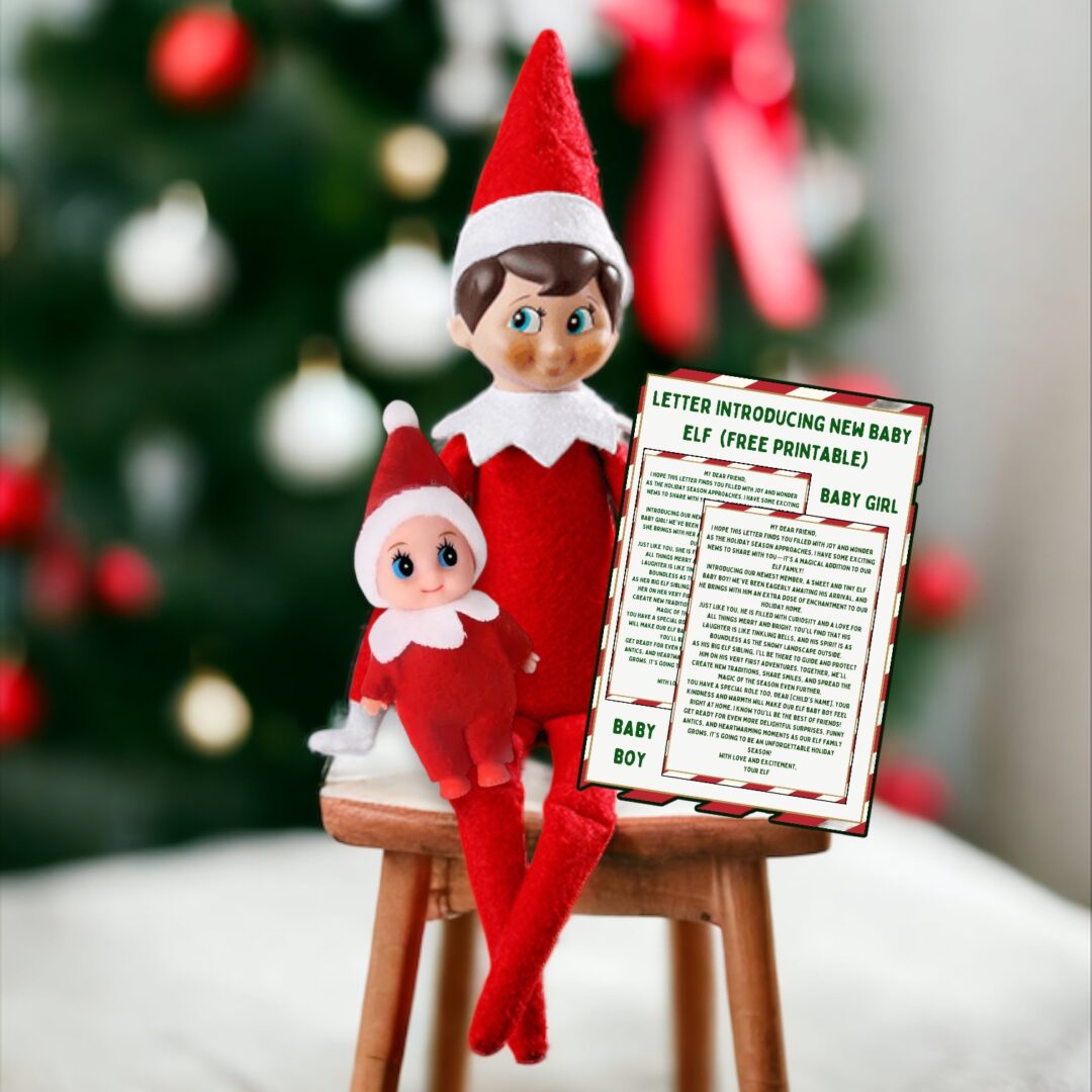 Letters Introducing New Baby Elf - A Sparkle of Genius