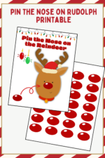 Pin the Nose on Rudolph Printable - A Sparkle of Genius