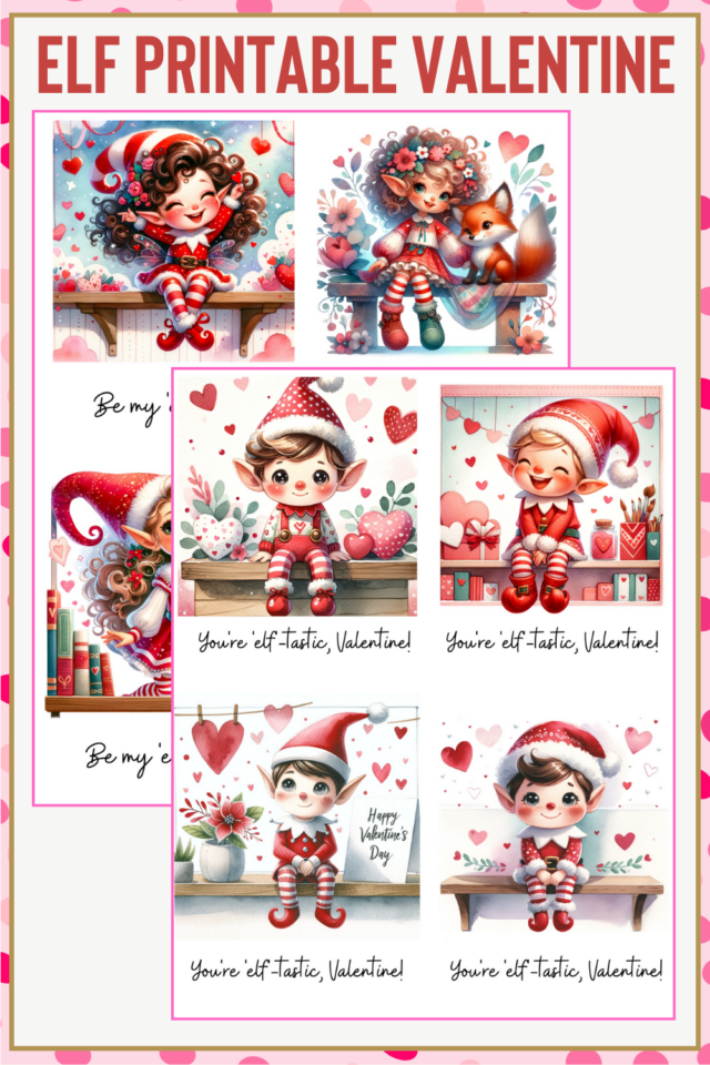 Elf Printable Valentine - A Sparkle of Genius